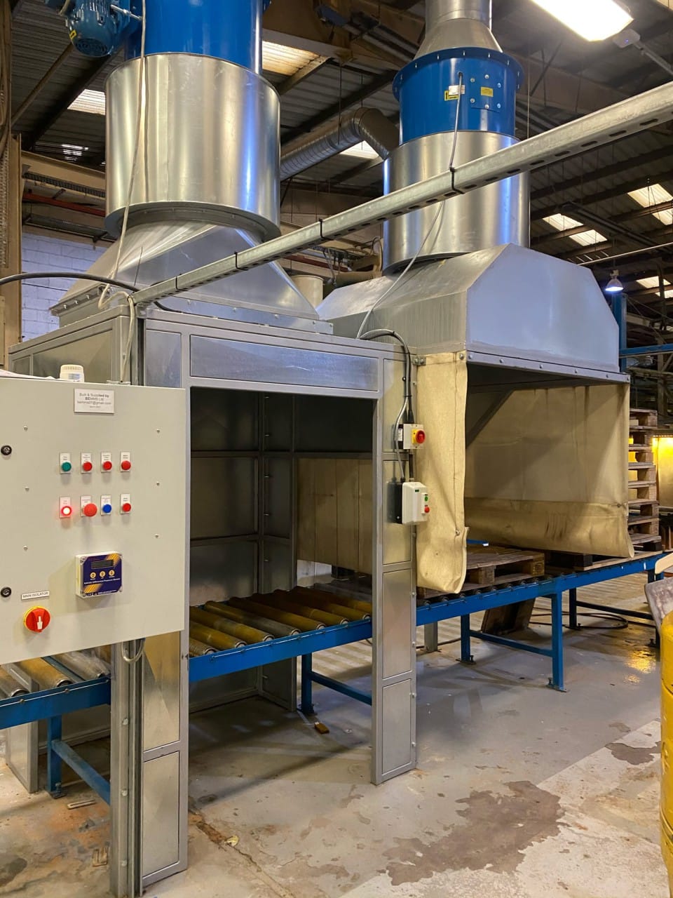 Coating Booth Extraction - Gwyn Thomas Ltd Environmental Engineers