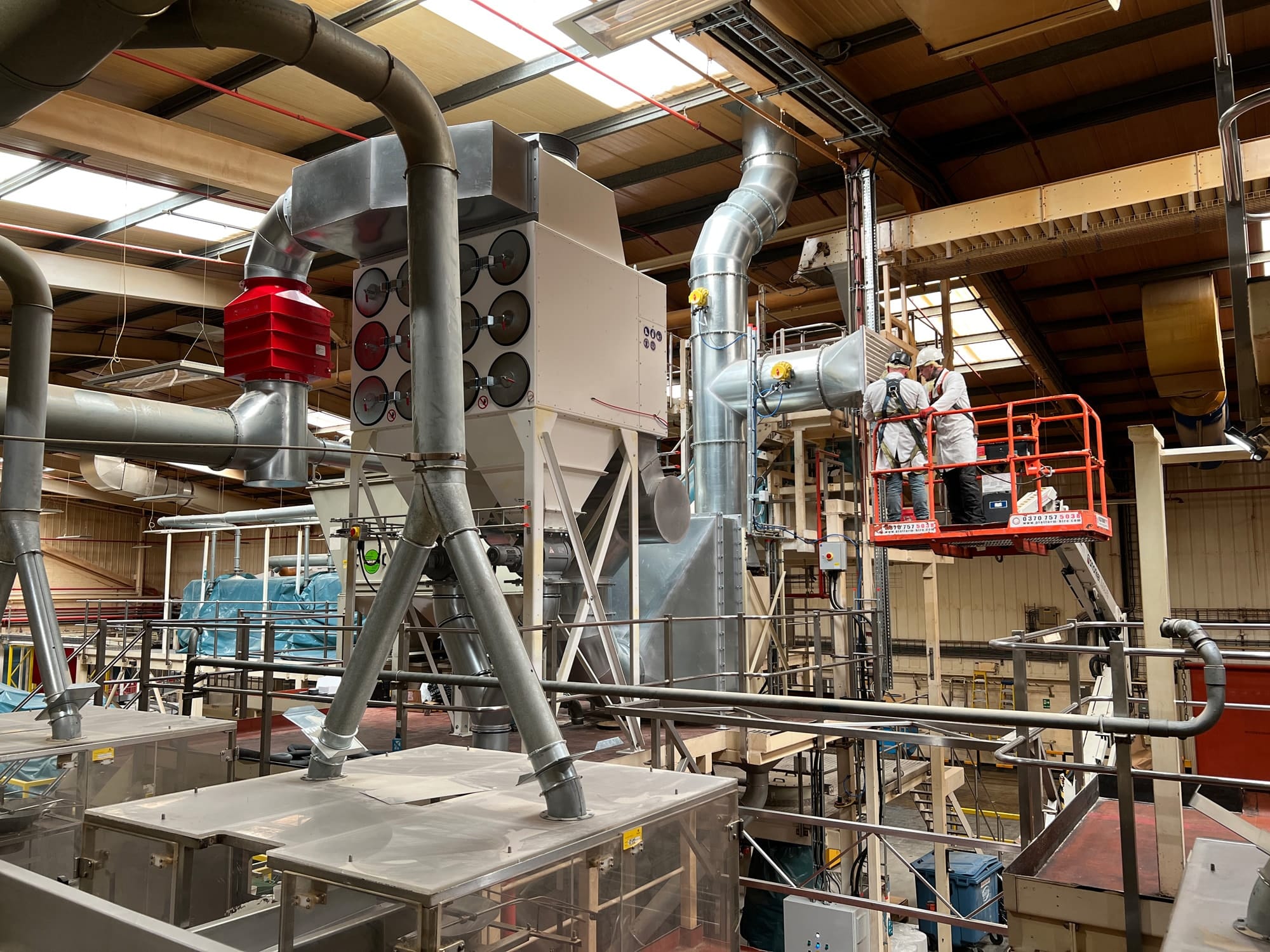 Replacement LEV44 Filter Plant - Gwyn Thomas Ltd Environmental Engineers